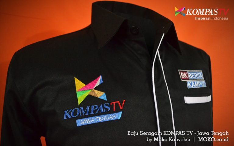 Baju Kemeja Kerja Seragam Kompas TV | Konveksi Seragam Moko